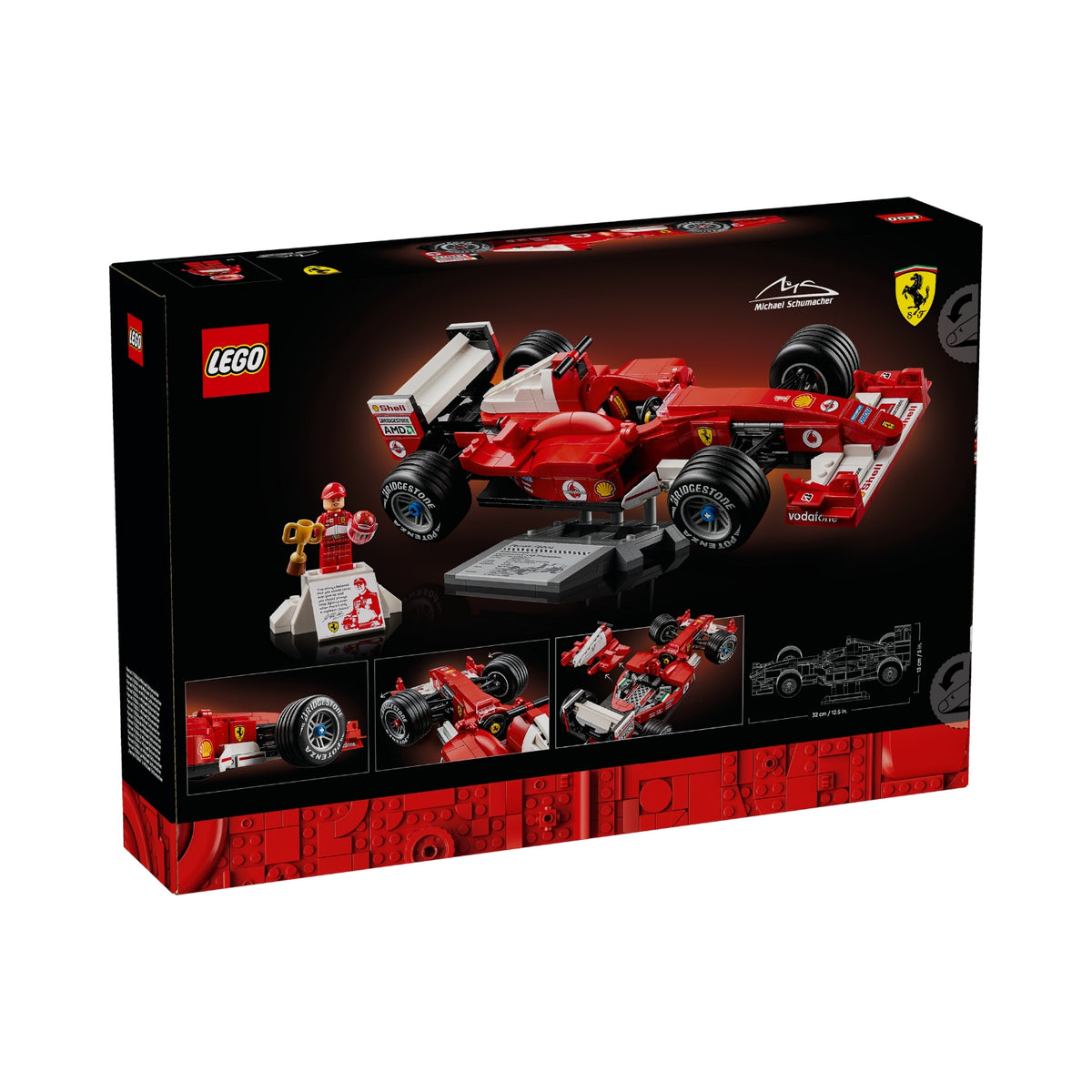 LEGO 11375 Ferrari F2004 og Michael Schumacher - LEGO Icons 11375 ...