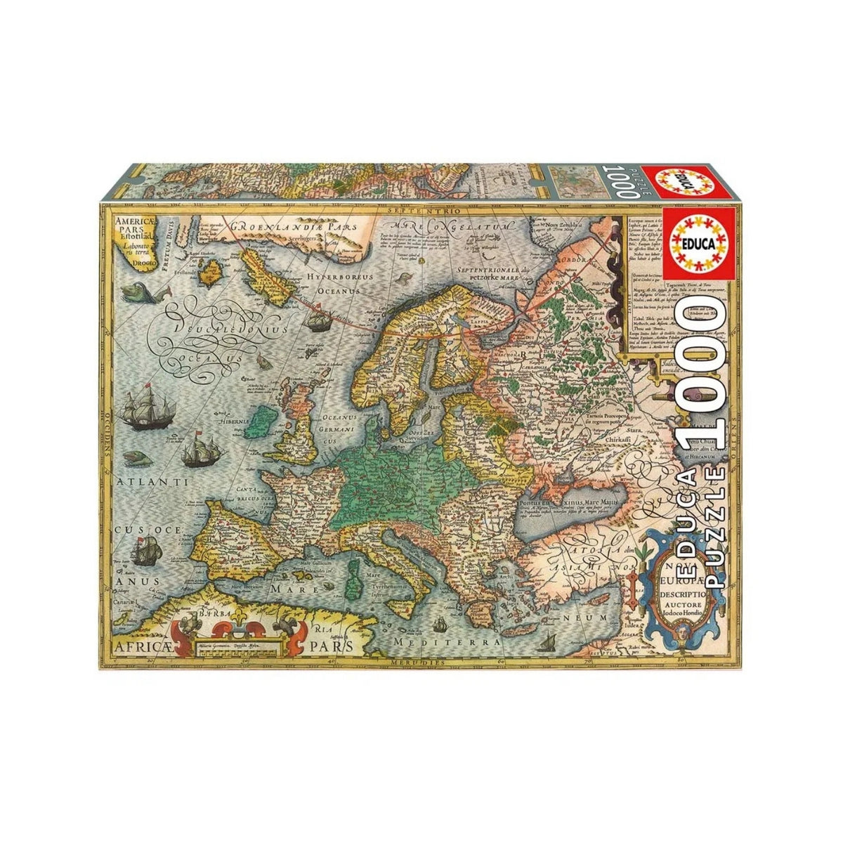 Educa 1000 Map Of Europe – Kims Kram