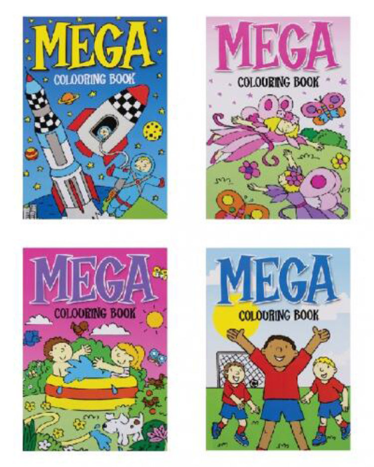 Malebog Mega Coloring Book 1 stk – Kims Kram