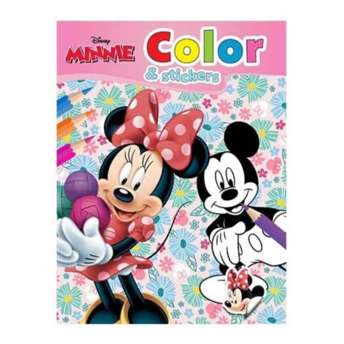 Malebog og Stickers Disney 32 sider – Kims Kram